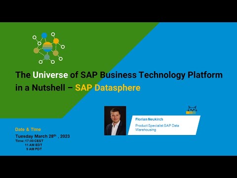 The Universe of SAP Business Technology Platform in a Nutshell - SAP ...