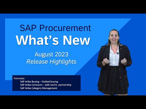 SAP Procurement Q3 2023 Release Highlights - The World Management