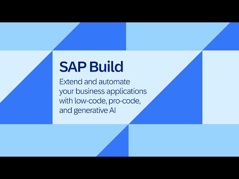 What is SAP Build - The World Management