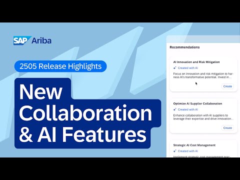 New Features for Collaboration & AI in SAP Ariba Category Management ...